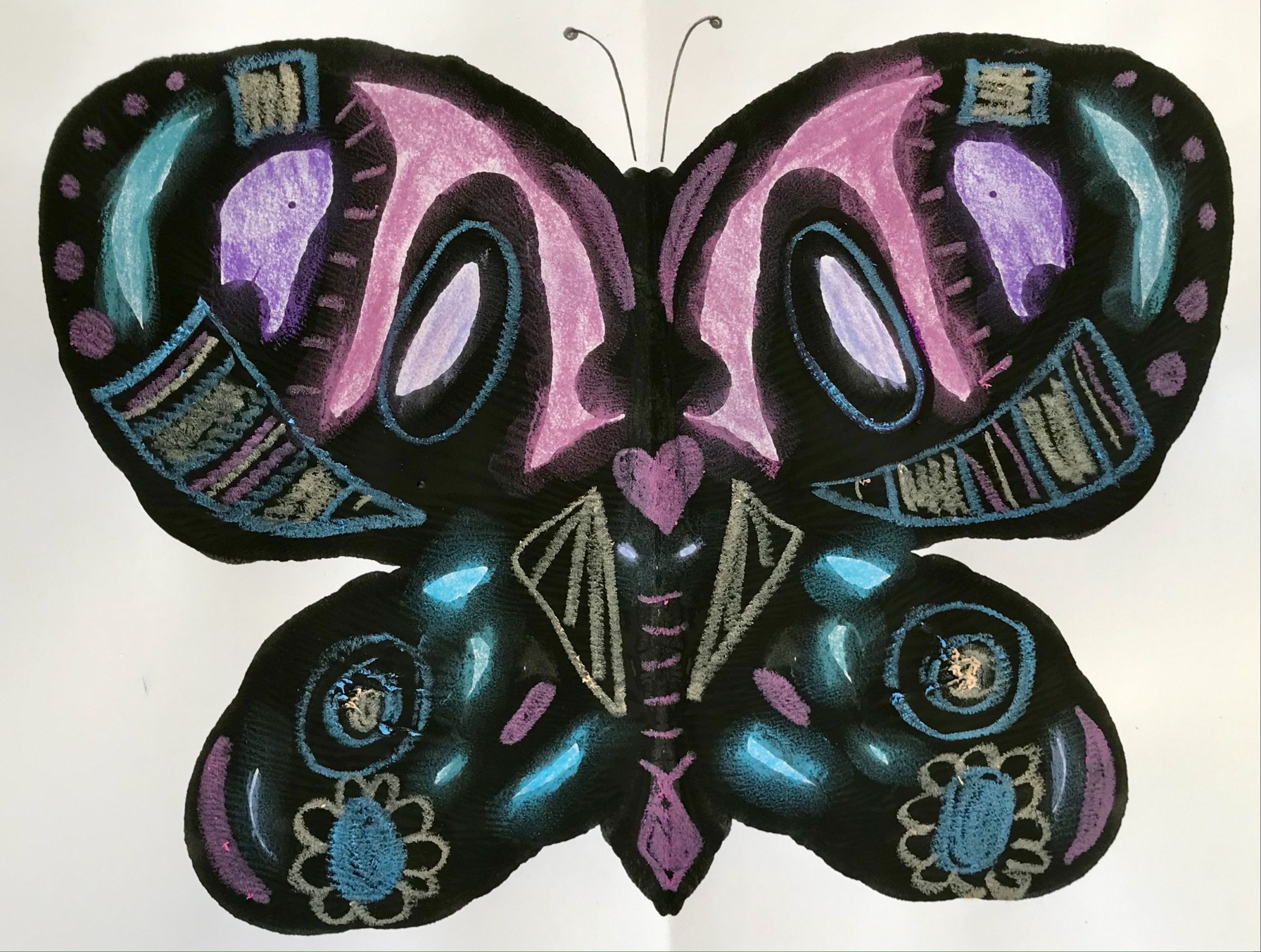 Art Lesson: Butterfly Project - CAKECRUSH